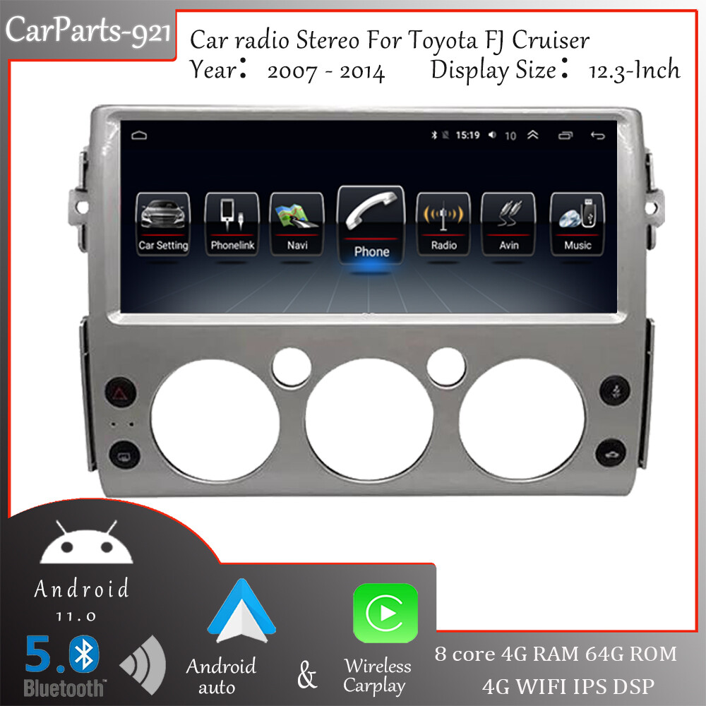For Toyota FJ Cruiser Android 11 Stereo Radio Multimedia Player GPS ...