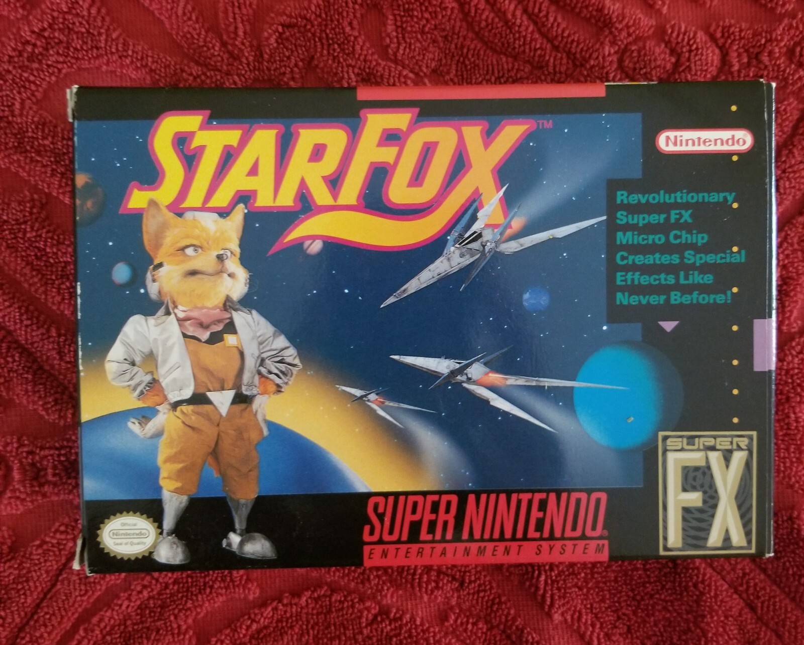 Starfox Snes Box