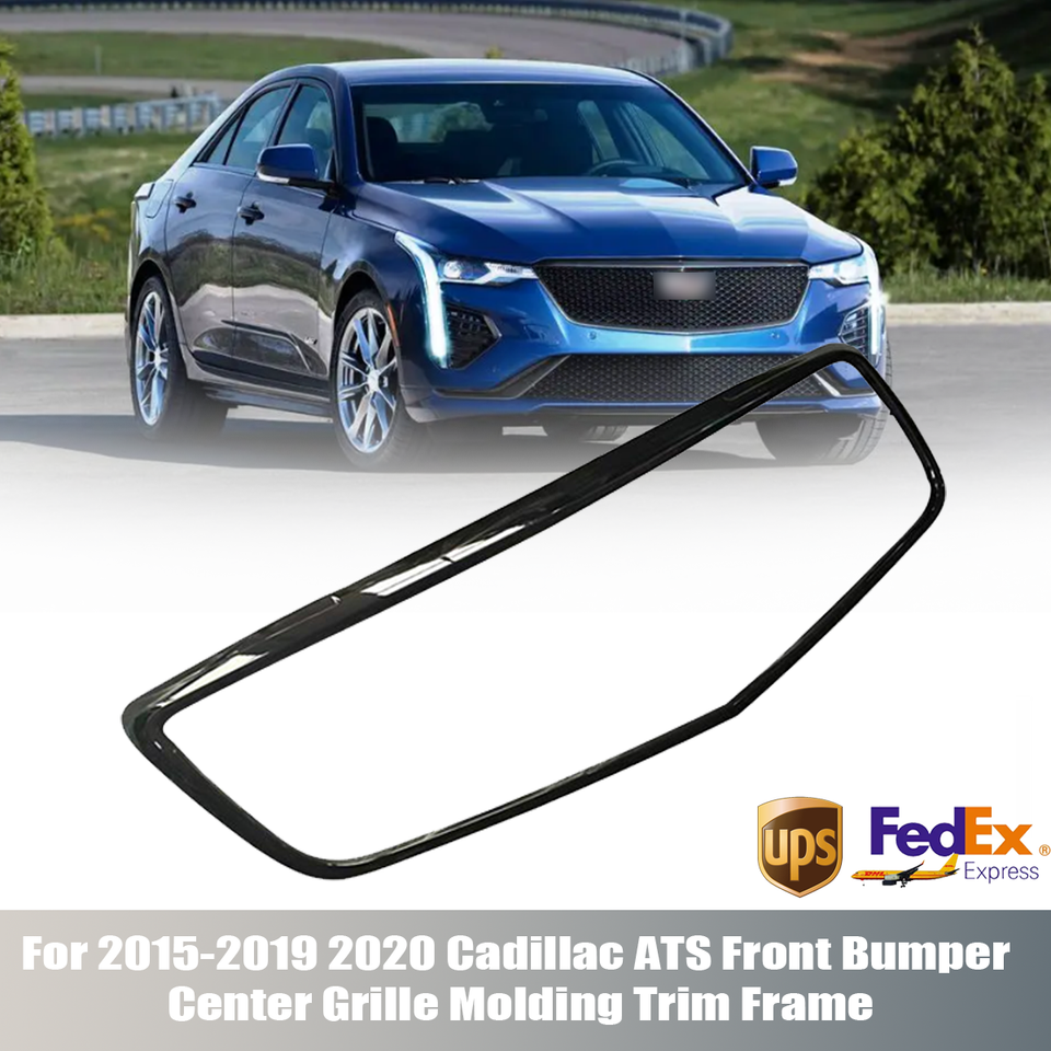 Front Bumper Center Grille Molding Trim Frame For Cadillac ATS 2015 ...