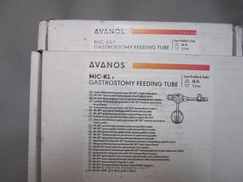 Mic-Key Gastrostomy Feeding Tube Kits 14 FR 1.2 Low Profile G-Tube New ...