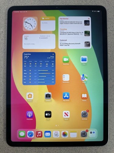 Apple iPad Pro 11-inch 2nd Generation, Wi-Fi, 256GB - Space Gray A2228 ...