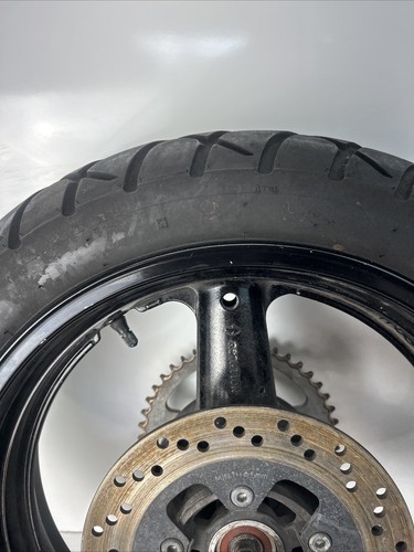 03-06 Suzuki SV650 Rear Back Wheel Rim Straight OEM Rotor And Sprocket ...