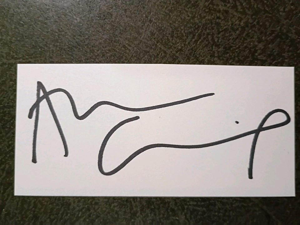 ALAN CUMMING As NIGHTCRAWLER Hand Signed Autograph CUT With PHOTO ACTOR ...