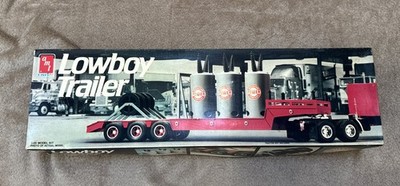 AMT 6683 Lowboy TRAILER KIT Model Car Mountain 1/25 Sealed Contents | eBay