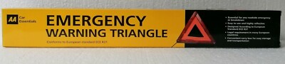 2 x Emergency Warning Triangle AA Car Essentials Hazard Breakdown ...