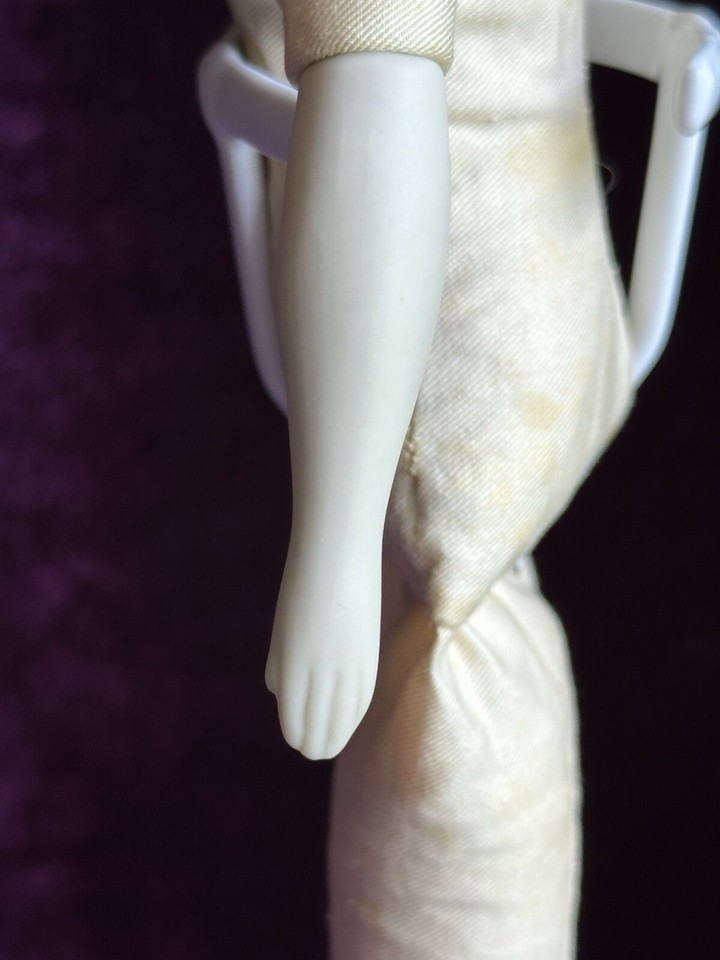 Antique/Vintage 12.5” Made in Japan Swivel Neck Parian Bisque Head Doll ...