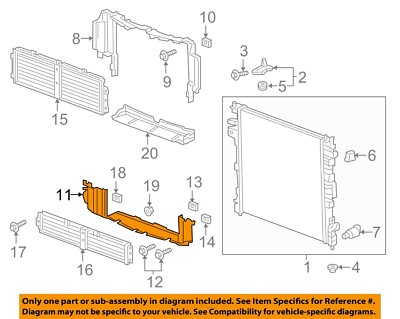 Chevrolet GM OEM Lower Baffle 23493655 | eBay