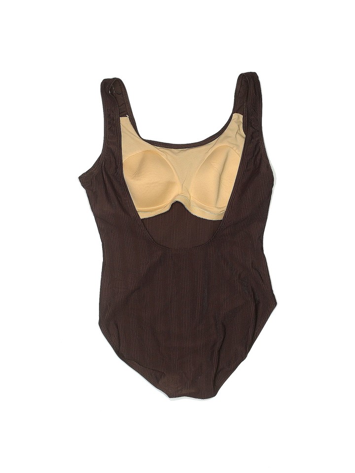 Catalina Women Brown One Piece Swimsuit 1X Plus | eBay