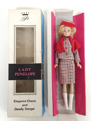 Rare Vintage Lady Penelope doll Fairylite + original box Thunderbirds ...