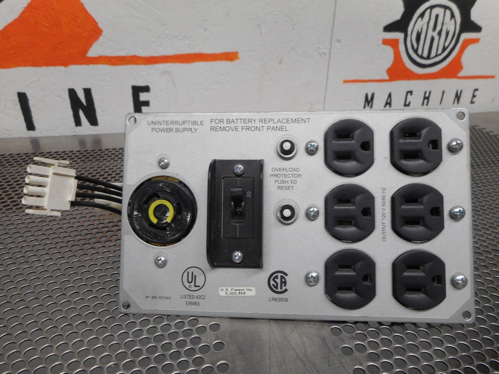 MEGASTAMP 870-7719B Rev 3 AP 885-7072A/2 Panel Unit E95463 LR63938 Used ...