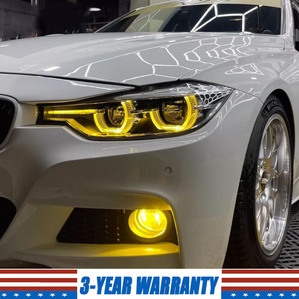Yellow Angel Eye DRL LED Board For BMW F30 F31 LCI 330i 340i 320i ...