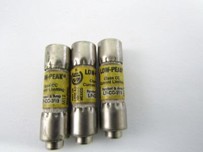 BUSSMANN LP-CC-3 1/2 FUSE * LOT OF 3 * | eBay