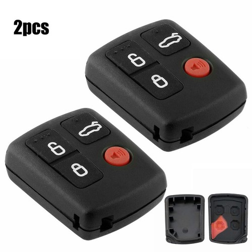 2x Keyless Car Remote Shell for Ford BA BF Falcon SedanWagon 4 Button ...