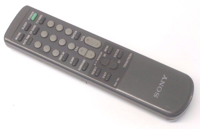 Sony Tv Remote Control 20 Years Of Trinitron Rare Classic antique | eBay
