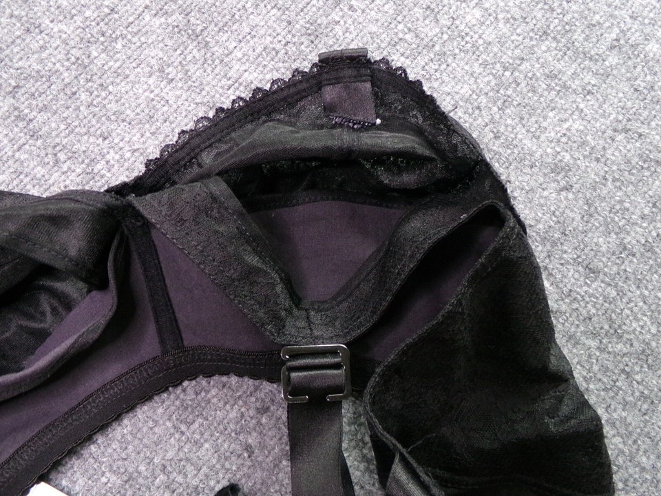 Ardyss Angel Bra 30H Shapers Supports Firms Lift The Breast Lacey Black ...