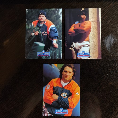 1991 NFL Pro Line Portraits - McMichael, Chris Zorich, Covert - Chicago ...