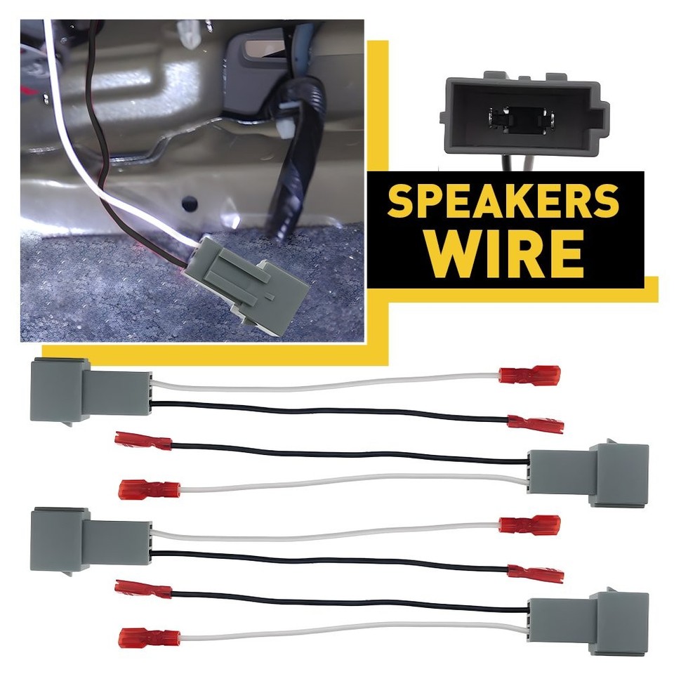 4x Metra 72-5512 Speaker Wire Adapters for Select 1986-Up Ford Vehicles ...