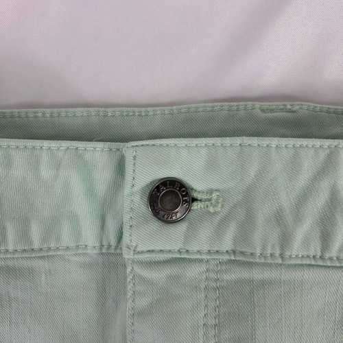 Talbots Jeans Womens 16 Boyfriend Mint Green Cotton Stretch Pockets ...