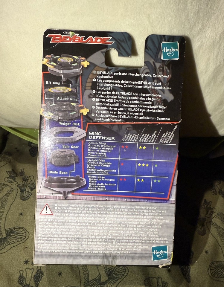 Beyblade Wing Defenser Boxed Hasbro | eBay