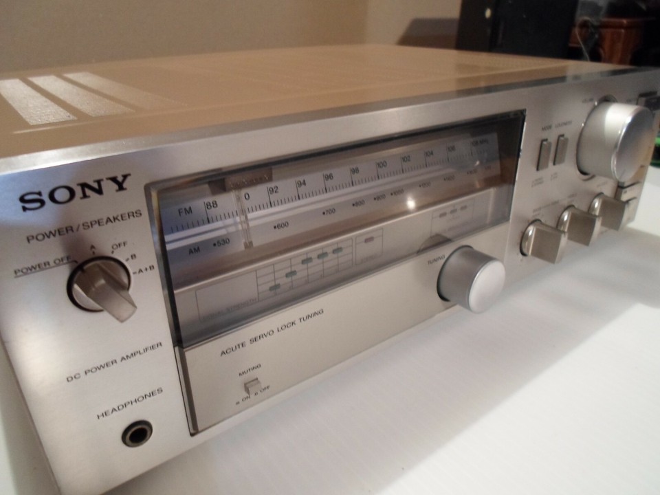Vintage Sony STR-V25 FM Stereo FM-AM Receiver Amplifier, Tested, Works ...