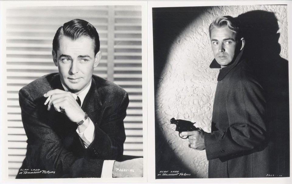 ALAN LADD-RE-STRIKE PHOTOS (4)-CA 70'S-PORTRAITS-NOIR | eBay