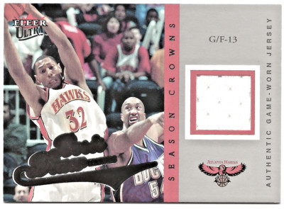 2004 Fleer Ultra Season Crowns #SC-BD Boris Diaw Rookie RELIC 042/349 ...