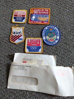 5 unused OLYMPIC Vintage Embroidered Patch | eBay