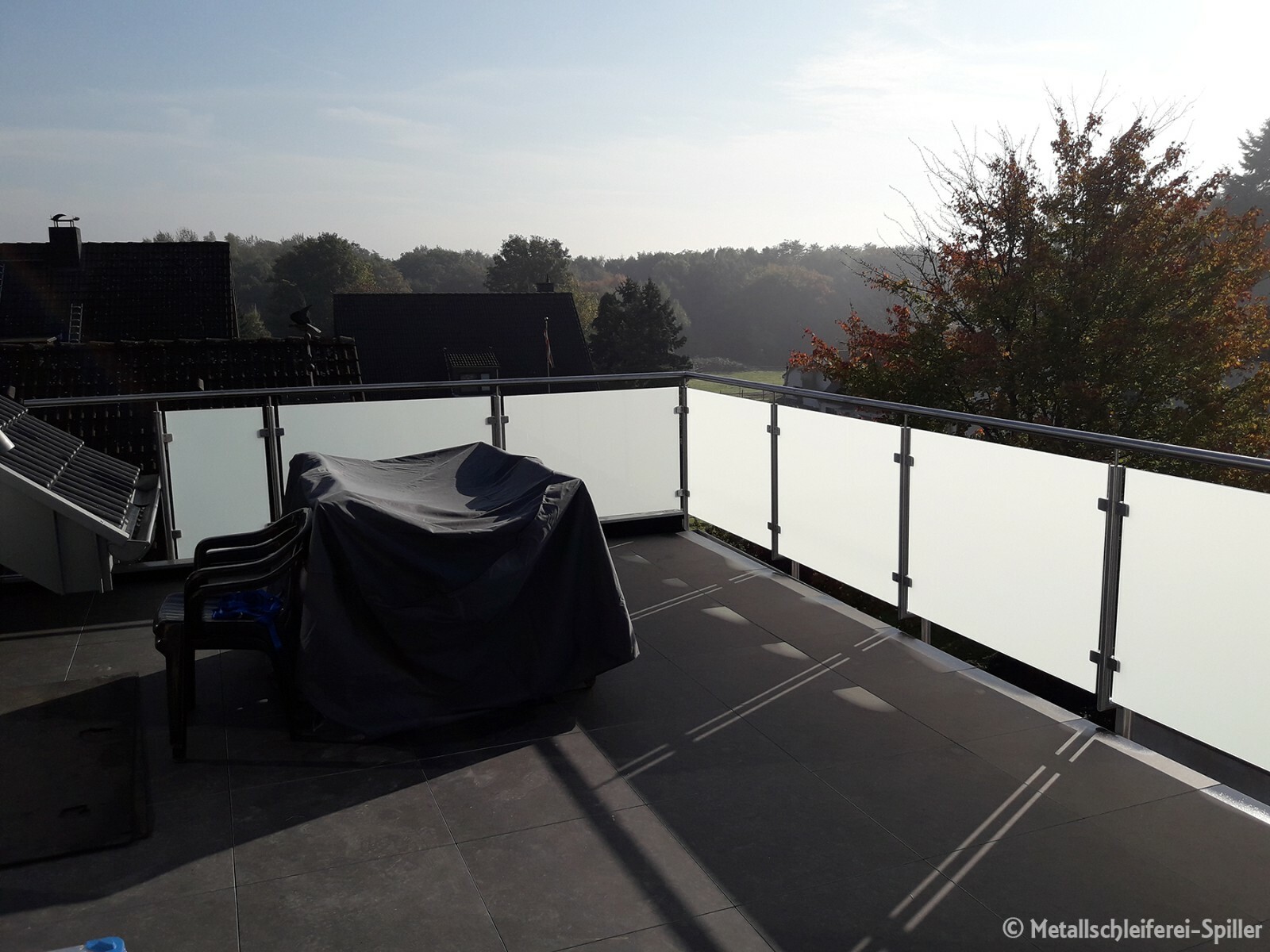 Edelstahl U Glasgeländer Bausatz Balkon Terrasse Geländer Handlauf ...