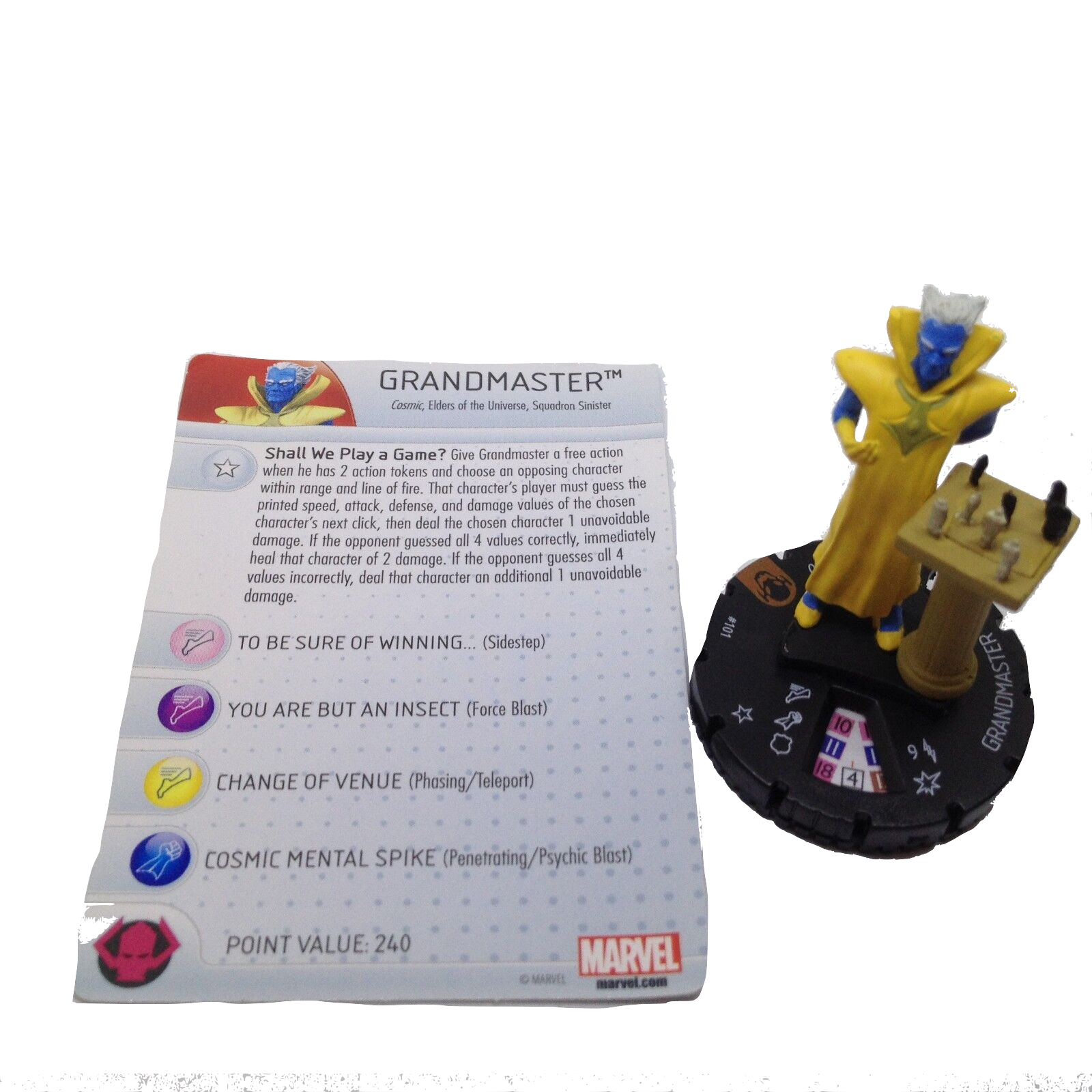 Heroclix Age of Ultron Set Grandmaster #101 Limited Edition figure ...
