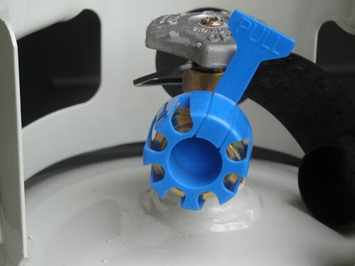 Propane Tank ACME Plastic Cap Blue Single Use Tear Away LPG BBQ 20lb ...