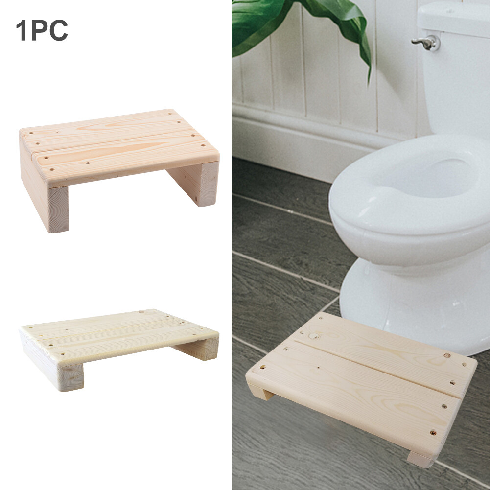 Home Foot Rest Non-Slip Multifunctional Wood Footstool Living Room | eBay