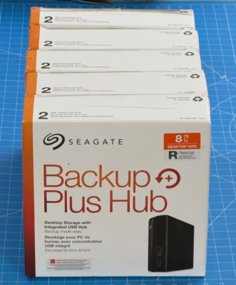 Excellent Shape Seagate Backup Plus Hub 8TB USB 3.0 Desktop External ...