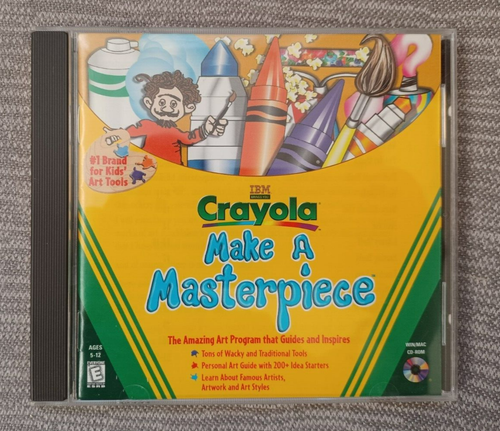 Crayola: Make a Masterpiece (Windows/Mac, 1998) 743876031074| eBay