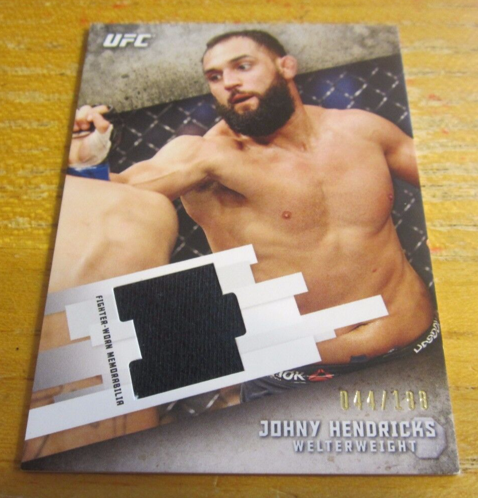 Johny Hendricks Knockout 2018 Topps UFC Knockout #62 Johny Hendricks