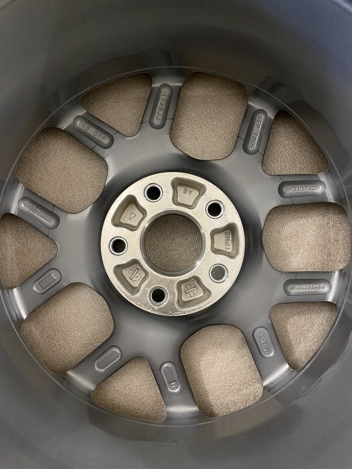 2007-2008 Acura TL Type-S Genuine OEM Enkei Waffle Wheel 17x8 | 45 ...