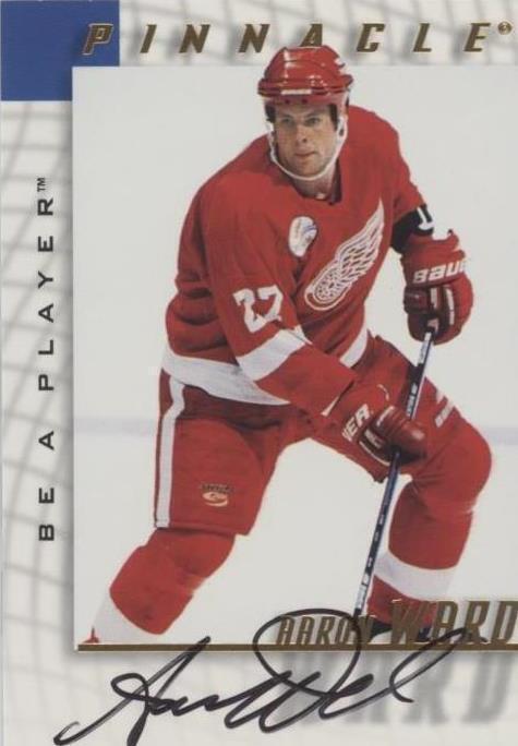 1997-98 Pinnacle Be A Player - Aaron Ward #200 Autographs (AU) for sale ...