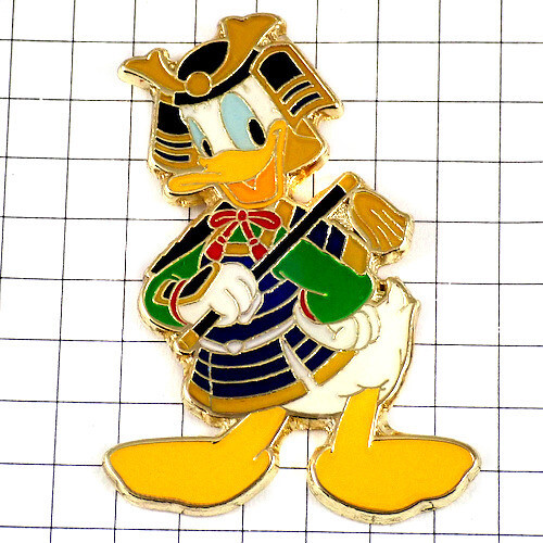 Pin Badge Donald Duck Samurai Armor Samurai Tokyo Disney Resort France ...