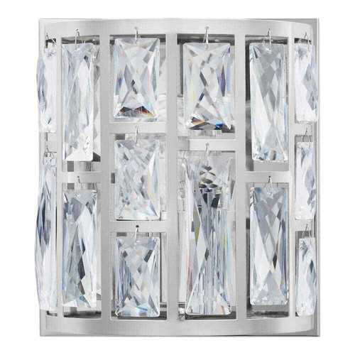 Home Decorators Collection Kristella 1-Light Chrome Indoor Wall Sconce ...