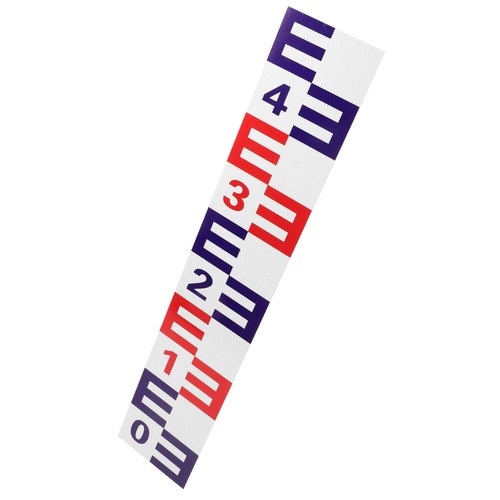 Aluminum Plate Water Level Ruler Pool Indicator Self-adhesive Gauge ...