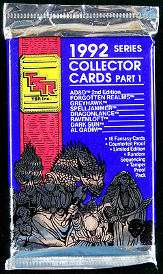 TSR 1992 Series Collector Cards Part 1 NEW 16 Fantasy Cards Limited ...