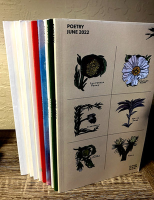 Poetry Magazine Lot of 9 (2001,2011, 2013, 2015, 2022) VG Cond; Charity ...