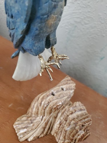 Mixed Material 6.5 Inch Eagle On Perch | eBay