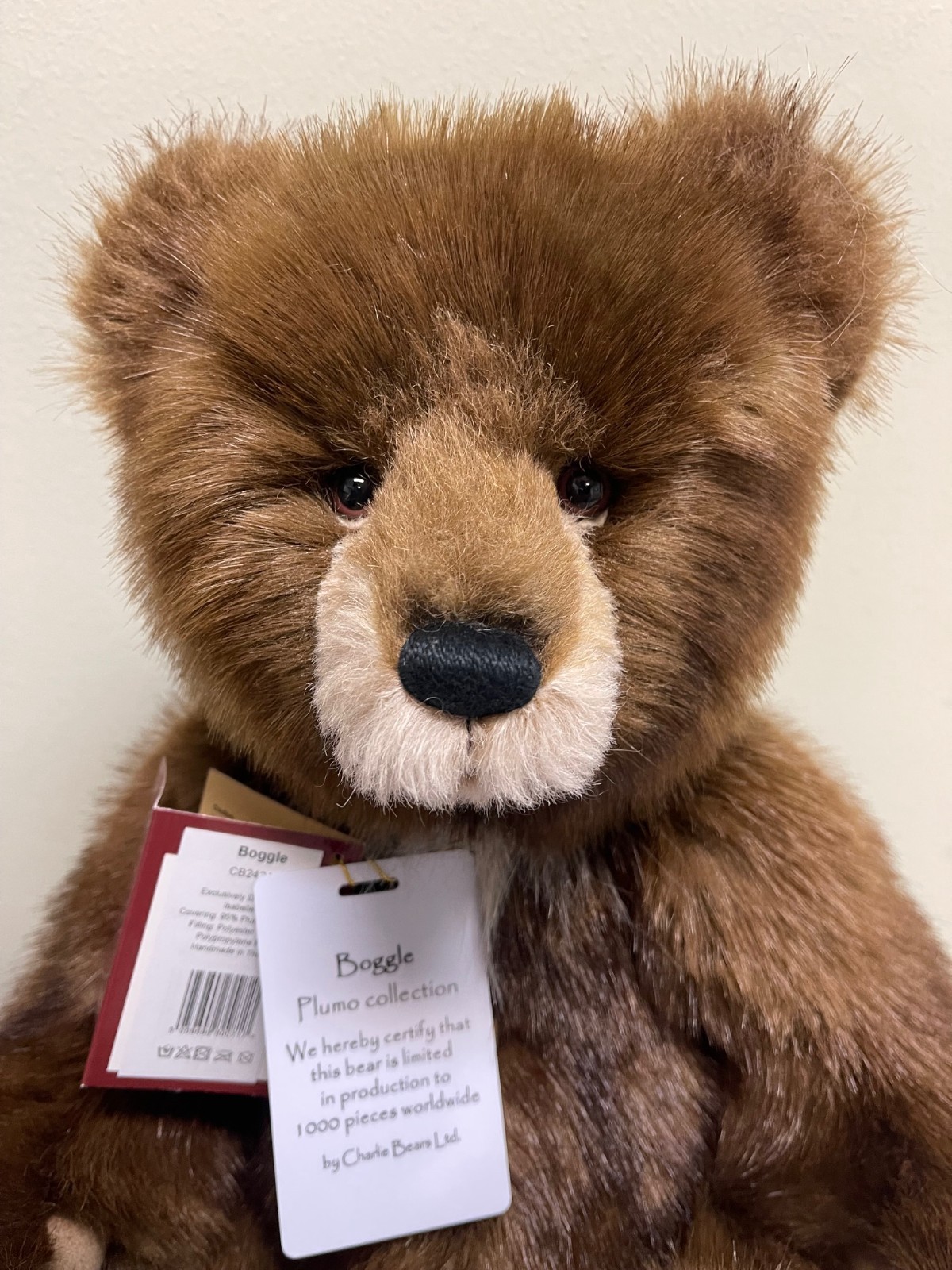 Charlie Bears Boggle 2024 Plumo Teddy Bear Collectible 17" Limited ...