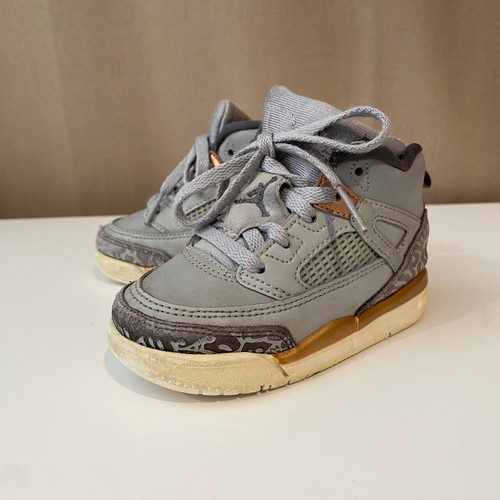 Nike Jordan Spizike Baby Shoes Size 6C Wolf Grey Toddler Sneakers | eBay