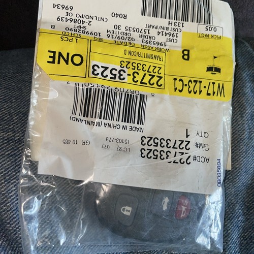 OEM GM CHEVY BUICK PONTIAC KEYLESS REMOTE ENTRY FOB TRANSMITTER ...