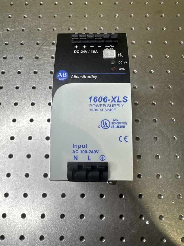 Allen Bradley 1606-XLS240E Power Supply 100-240v-ac 10a Amp 24-28v-dc ...