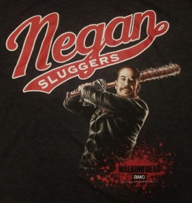 Negan Sluggers Walking Dead Loot Crate Exclusive Men's T-shirt Grey ...