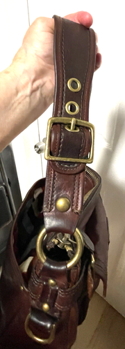 COACH Legacy 65th Anniversary Brown Whiskey Vachetta Leather Shoulder ...