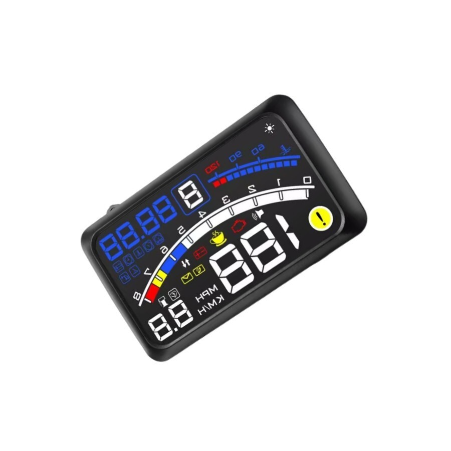 F4 Car HUD Head Up Display OBD II OBD2 Auto Gauge 5.5" Dash Screen ...