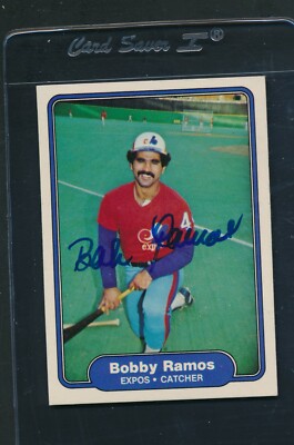 1982 Fleer #203 Bobby Ramos Expos Signed Auto *A3143 | eBay
